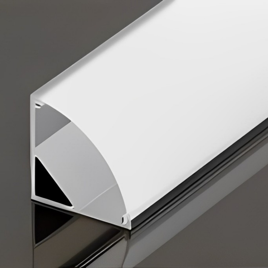 Calha de Aluminio de Canto Cinza C/ Difusor 2 Metros LED7 – BricoWare ...